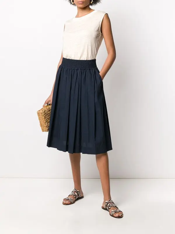 Woolrich Gathered Hem Skirt