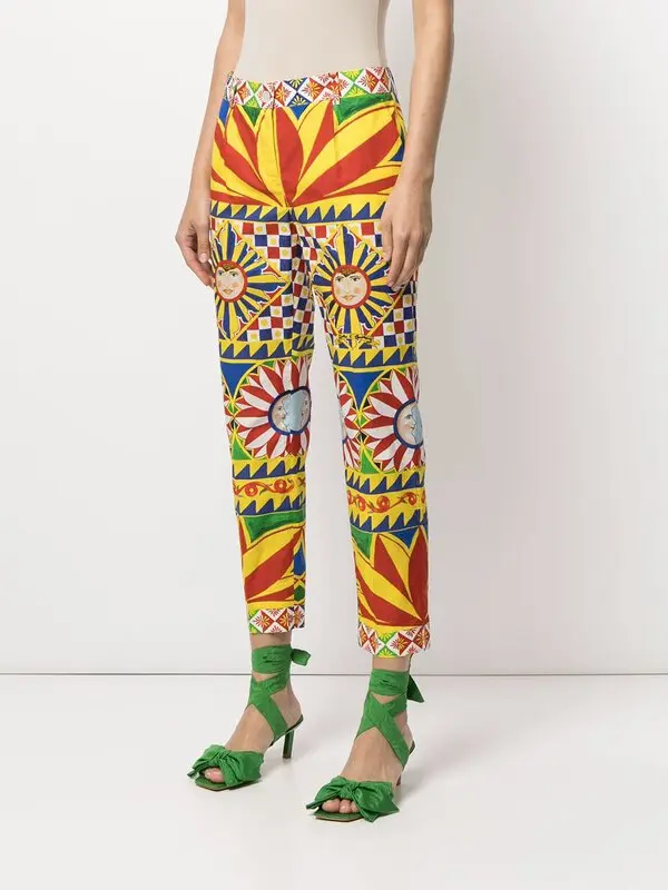 Dolce & Gabbana All-over Print Trousers