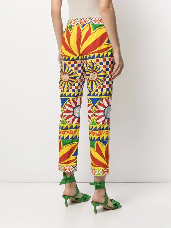 Dolce & Gabbana All-over Print Trousers