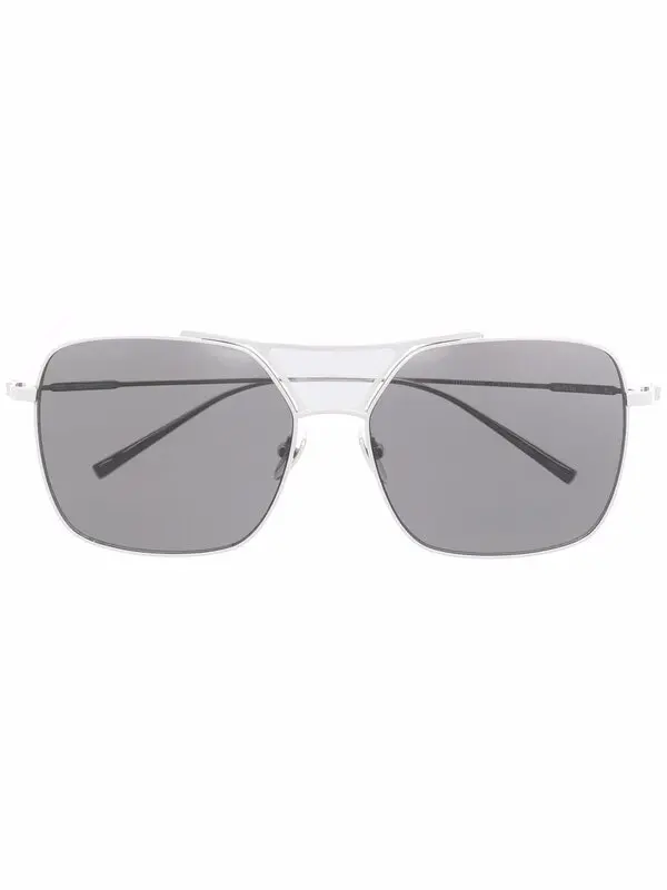 Calvin Klein Oversized Sunglasses - Silver