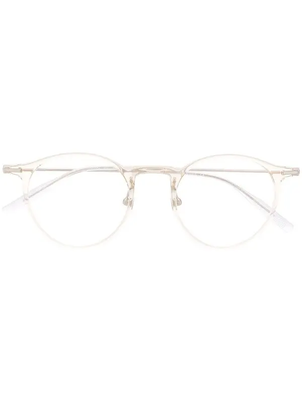 Montblanc Transparent Round-frame Glasses