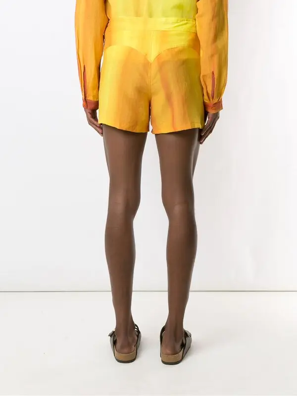 AMIR SLAMA Printed Straight Shorts
