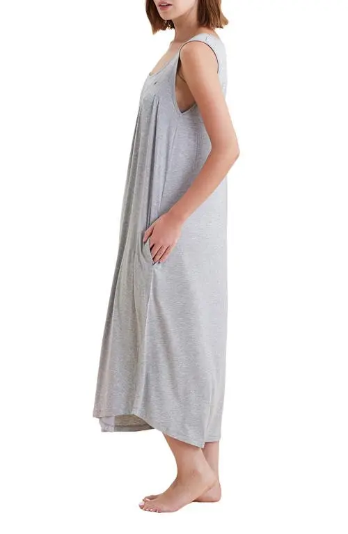PAPINELLE Pleated Nightgown - Grey