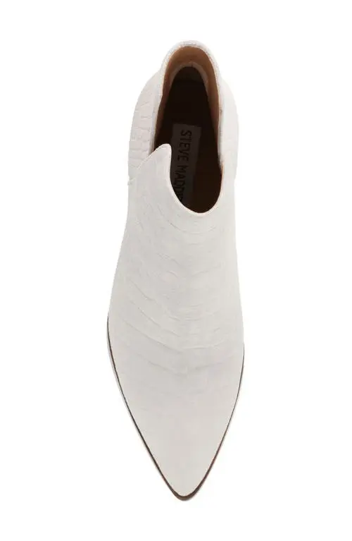 Steve Madden Kaylah Pointed Toe Bootie With Chunky Heel