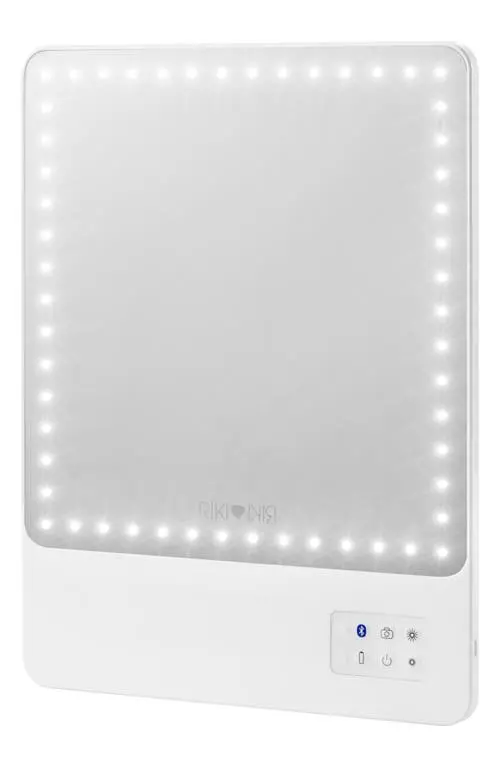 RIKI LOVES RIKI 10x Skinny Lighted Mirror $230 Value - White