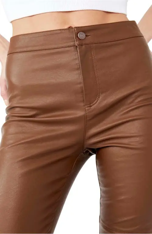 Free People Sasha Crop Faux Leather Pants