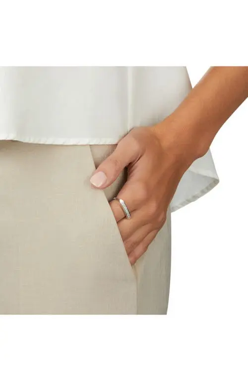 Monica Vinader Baja Skinny Diamond Stacking Ring