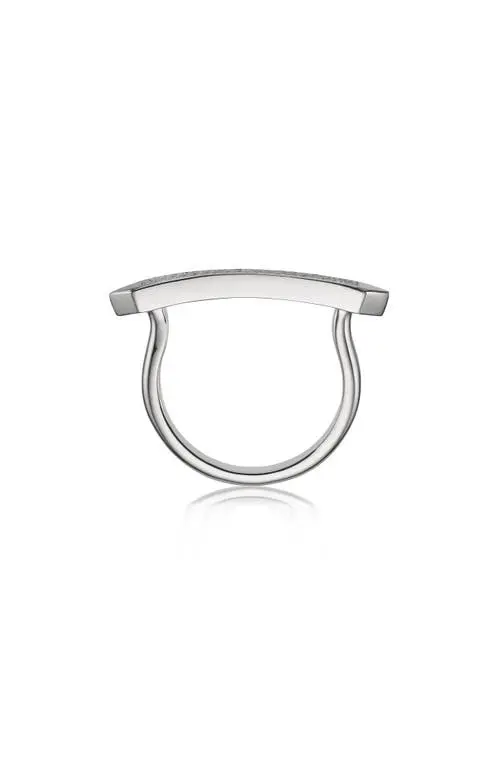 Monica Vinader Baja Skinny Diamond Stacking Ring