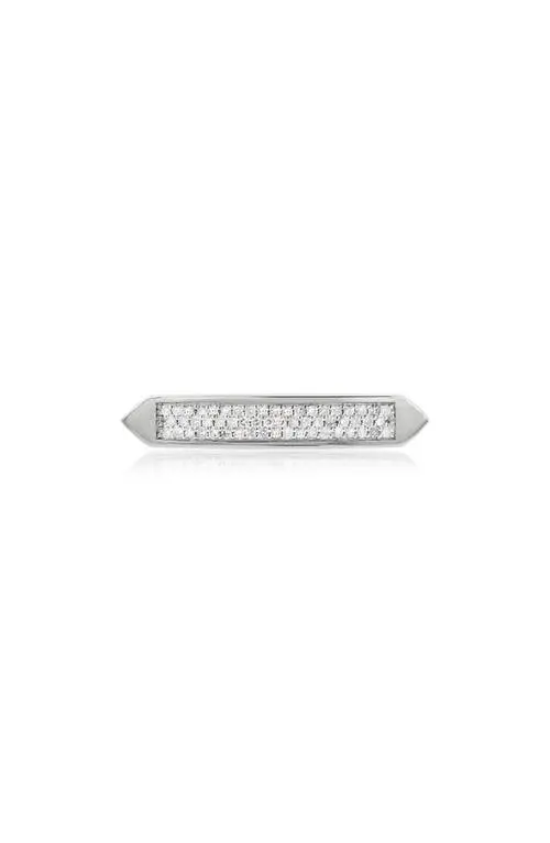 Monica Vinader Baja Skinny Diamond Stacking Ring
