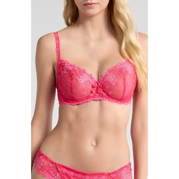 Simone Perele Wish Underwire Demi Bra - Fabulous Pink