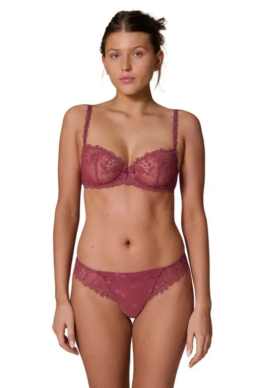 Simone Perele Wish Demi Bra - Santal Pink