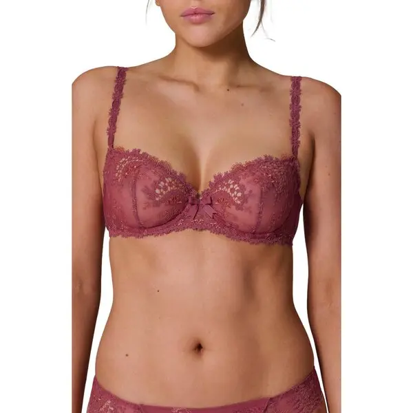 Simone Perele Wish Demi Bra - Santal Pink