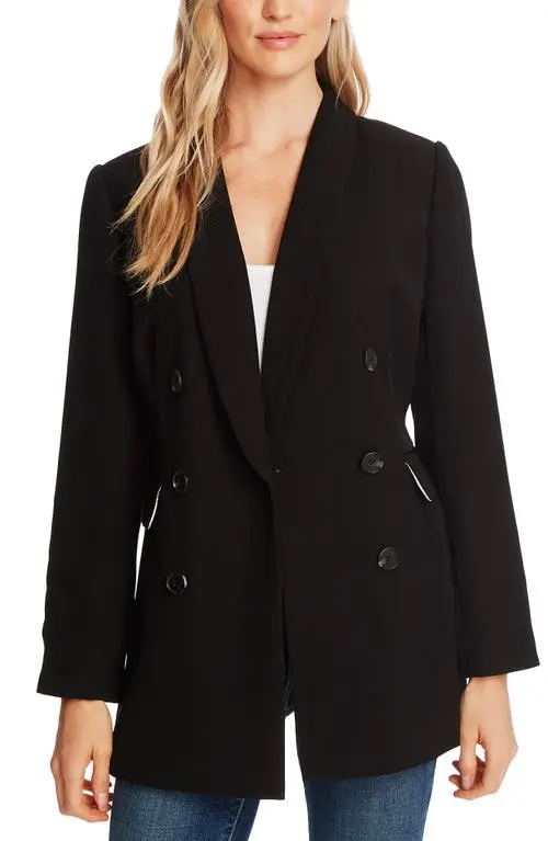 CECE DUPRAZ Double-breasted Twill Blazer