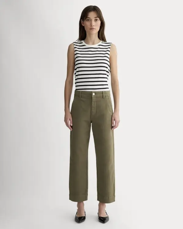Everlane Utility Straight-leg Pant - Kalamata