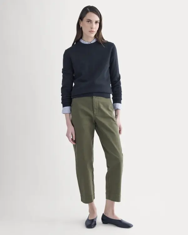 Everlane Utility Straight-leg Pant - Olive Night