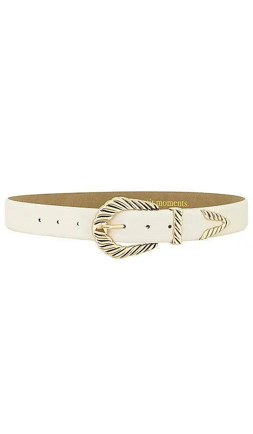 PETIT MOMENTS Modern Rodeo Waist Belt - White