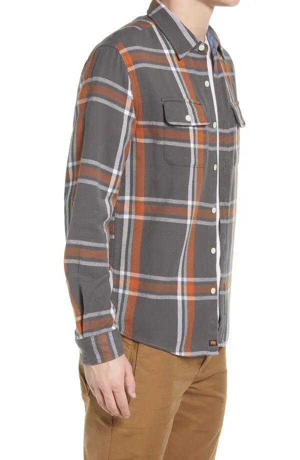 THE NORMAL BRAND Mountain Flannel Button-up Shirt