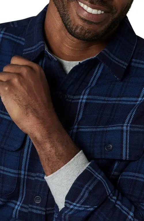 THE NORMAL BRAND Mountain Regular Fit Flannel Button-up Shirt