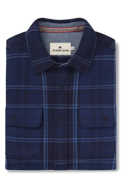 THE NORMAL BRAND Mountain Regular Fit Flannel Button-up Shirt