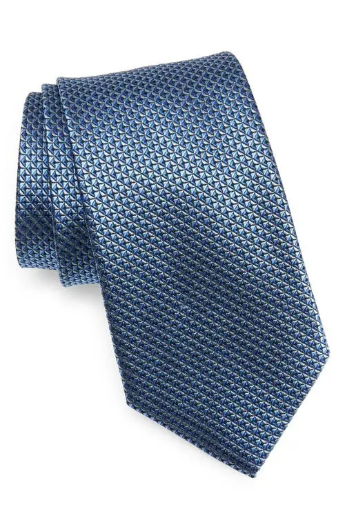 Nordstrom Solid Silk Neck Tie - Light Blue