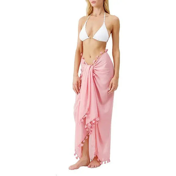Melissa Odabash Tassel Cover-up Pareo - Rose