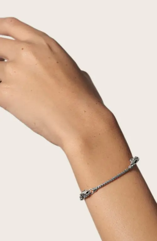 John Hardy Legends Naga Triple Station Bracelet - Silver