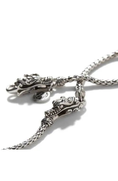John Hardy Legends Naga Triple Station Bracelet - Silver