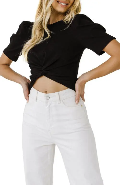 Endless Rose Twist Front Crop Top