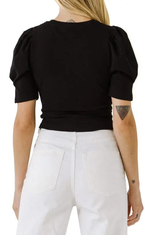 Endless Rose Twist Front Crop Top