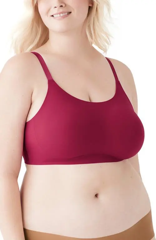 TRUE & CO True Body Lift Scoop Neck Bra - Beet Red