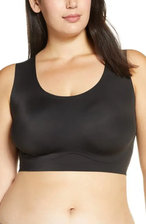 TRUE & CO True Body Lift Scoop Neck Bra - Black