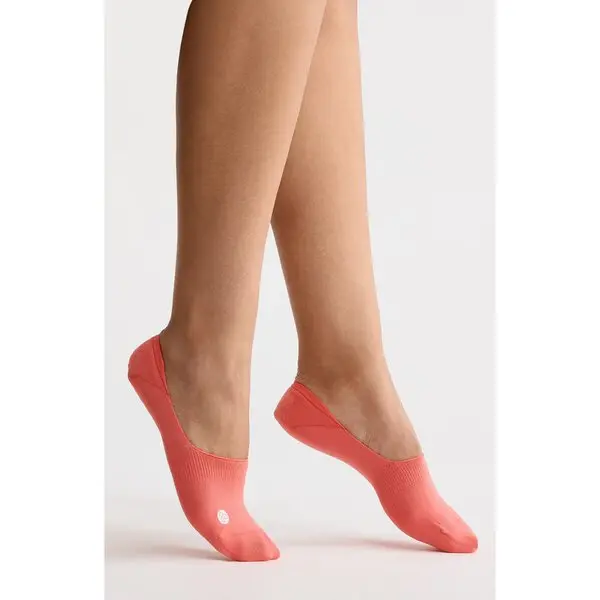 Zella Assorted 3-pack No-show Sock Liners - Coral Sharon