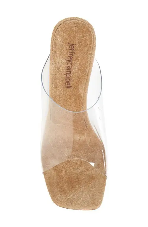 Jeffrey Campbell Bare High Heel Slide Sandal