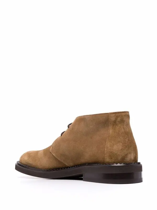 Buy FERRAGAMO Flat Lace-up Boots - Brown At 35% Off  display picture 3