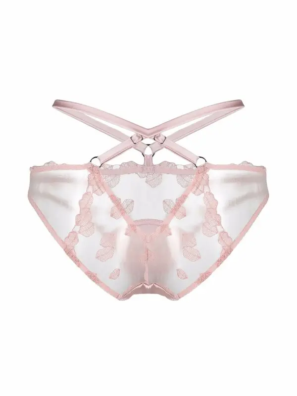 FLEUR OF ENGLAND Valentina Ouvert Briefs - Pink
