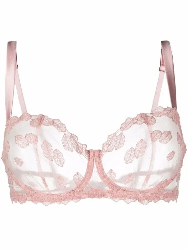 FLEUR OF ENGLAND Valentina Balcony Bra - Pink