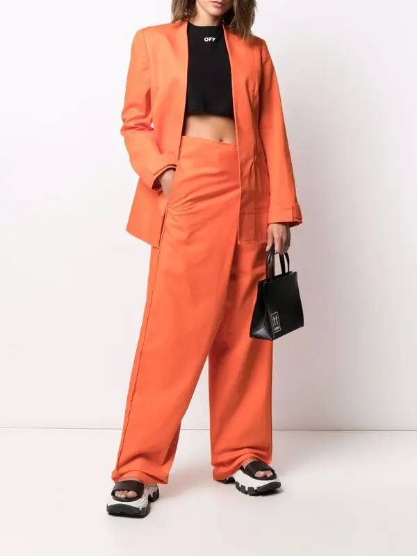 Sunnei High-waisted Wide Leg Trousers
