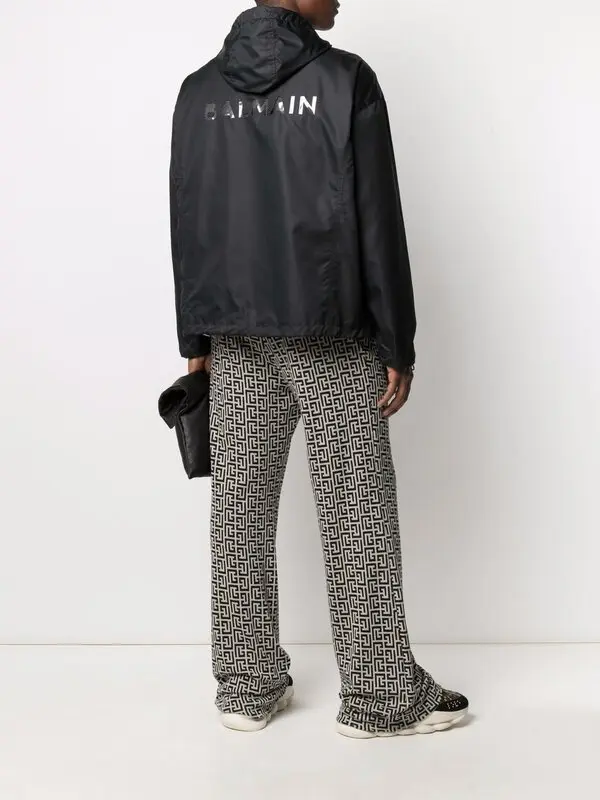 Balmain Logo-print Hooded Jacket