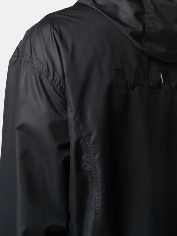 Balmain Logo-print Hooded Jacket