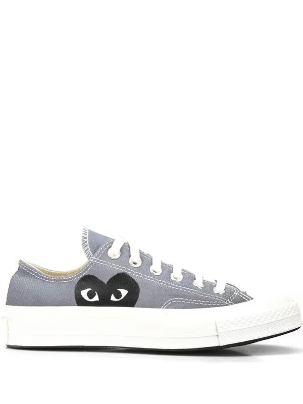 CONVERSE X COMME DES GARONS PLAY Heart Print Sneakers - Grey