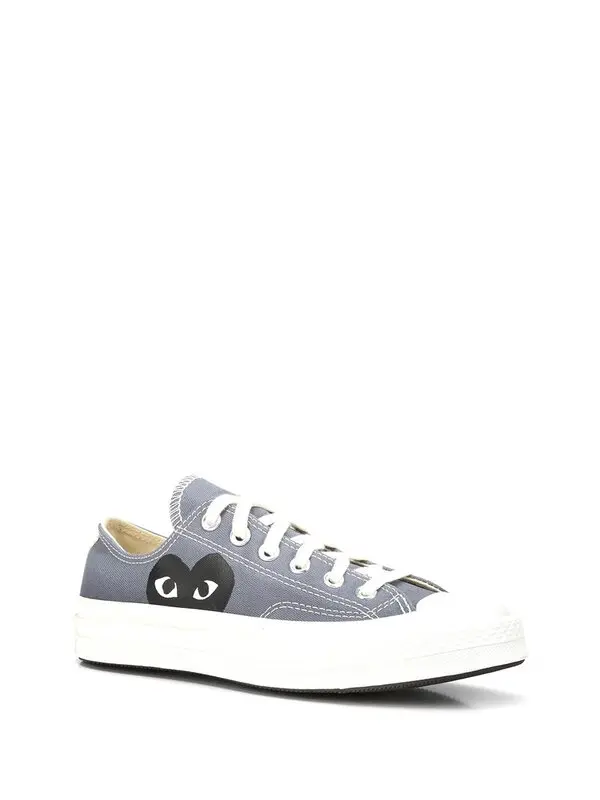 CONVERSE X COMME DES GARONS PLAY Heart Print Sneakers - Grey
