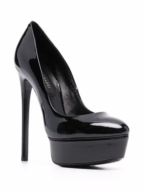 Casadei Blade Stiletto Pumps - Black