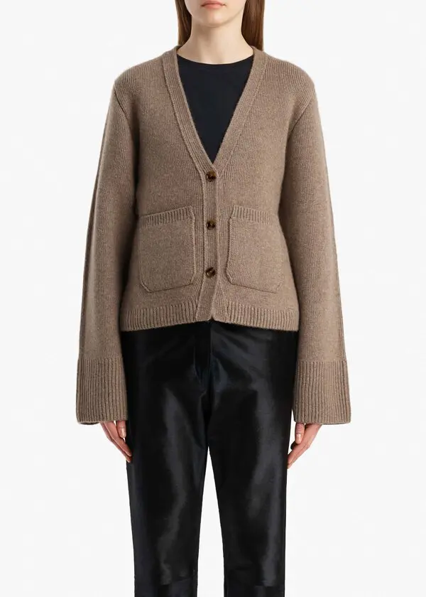 Khaite Scarlet Cardigan - Barley