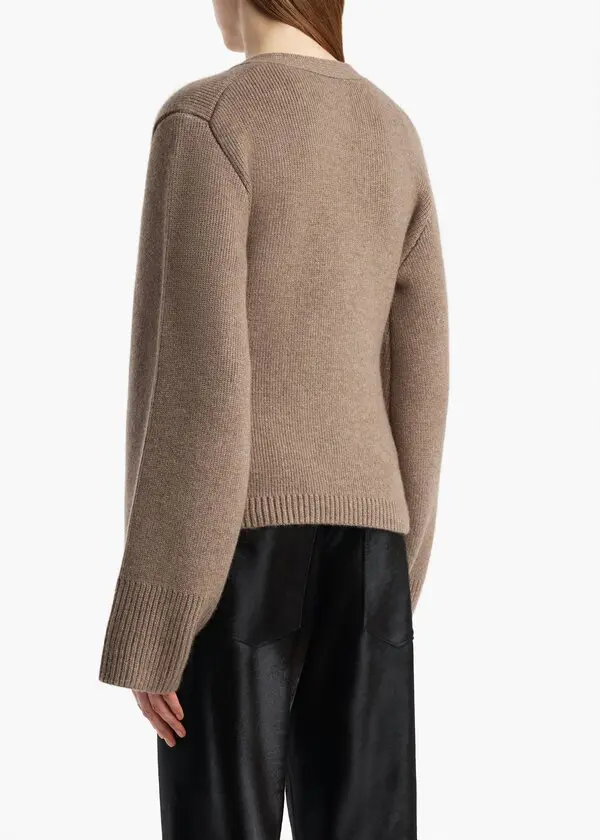Khaite Scarlet Cardigan - Barley