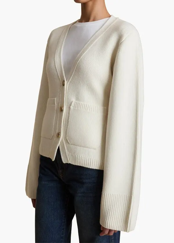 Khaite Scarlet Cardigan - Glaze