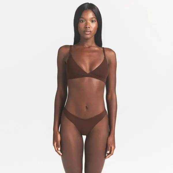 SKIMS Triangle Bralette - Cocoa