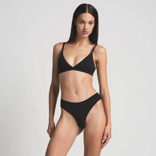 SKIMS Fits Everybody Thong - Onyx