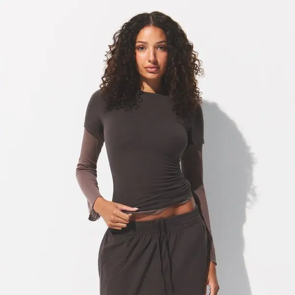 SKIMS Cotton Jersey T-shirt - Iron