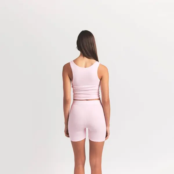 SKIMS Cotton Rib Tank - Cherry Blossom