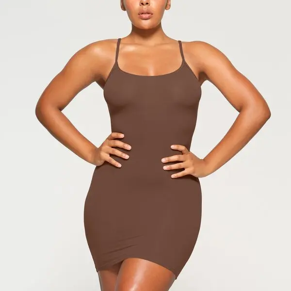 SKIMS Slip Dress | Deep Neutral | | Fits Everybody - Jasper